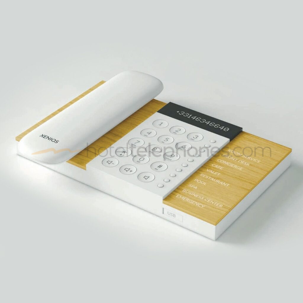 Xenios Concept One Hotel Phone - hoteltelephones.com