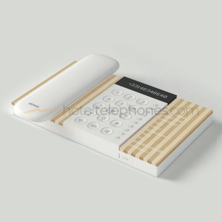 Xenios Concept One Cordless Hotel Phone - hoteltelephones.com