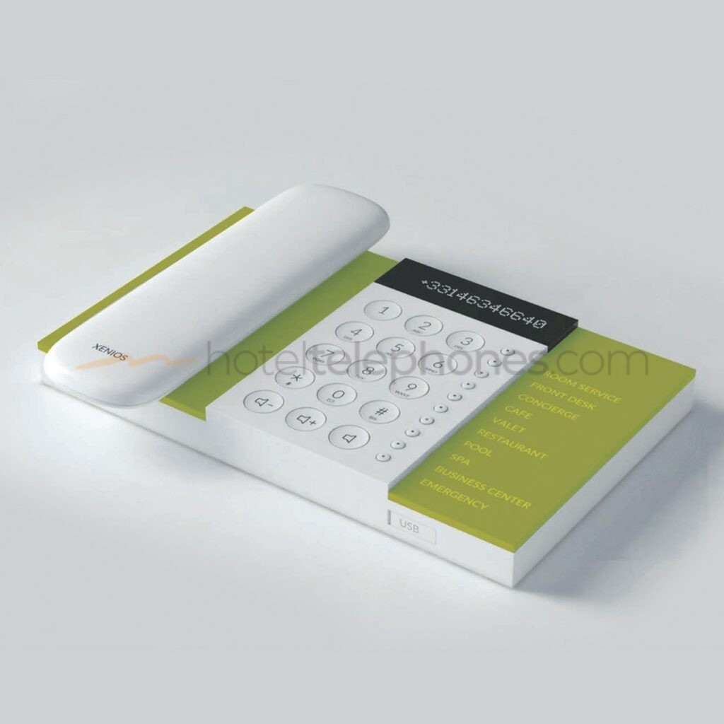 Xenios Concept One Hotel Phone - hoteltelephones.com