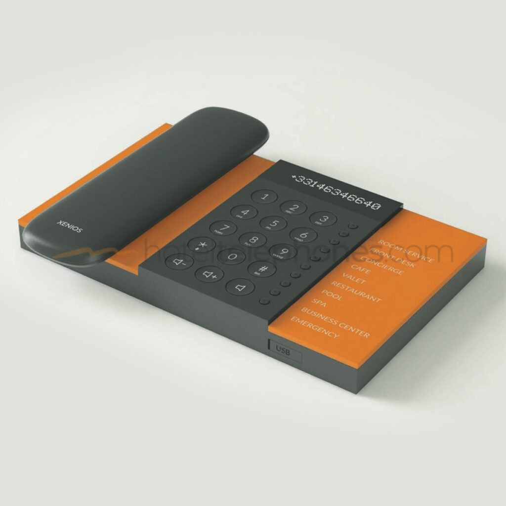 Xenios Concept One Cordless Hotel Phone - hoteltelephones.com