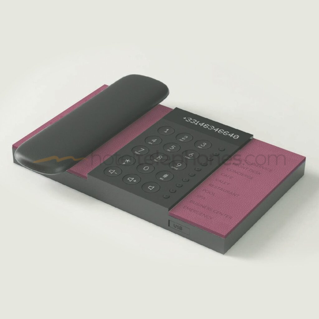 Xenios Concept One Cordless Hotel Phone - hoteltelephones.com