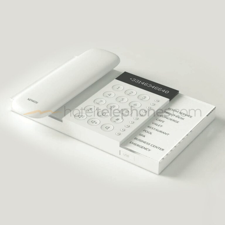 Xenios Concept One Cordless Hotel Phone - hoteltelephones.com
