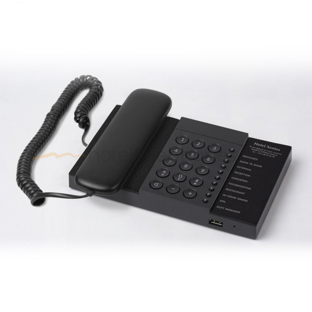 Xenios Concept One Corded Hotel Phone - hoteltelephones.com