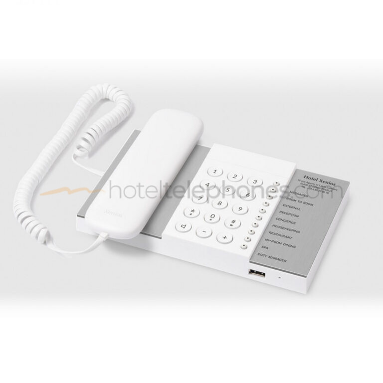 Xenios Concept One Corded Hotel Phone - hoteltelephones.com