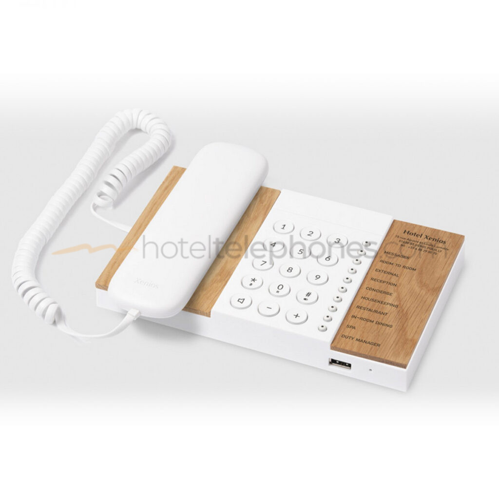 Xenios Concept One Corded Hotel Phone - hoteltelephones.com