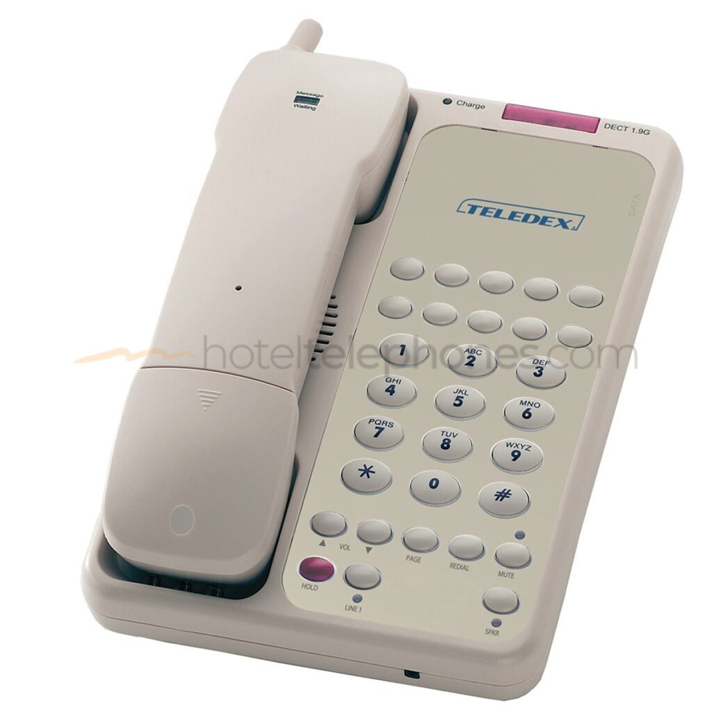 Teledex Opal Cordless Hotel Phone - hoteltelephones.com