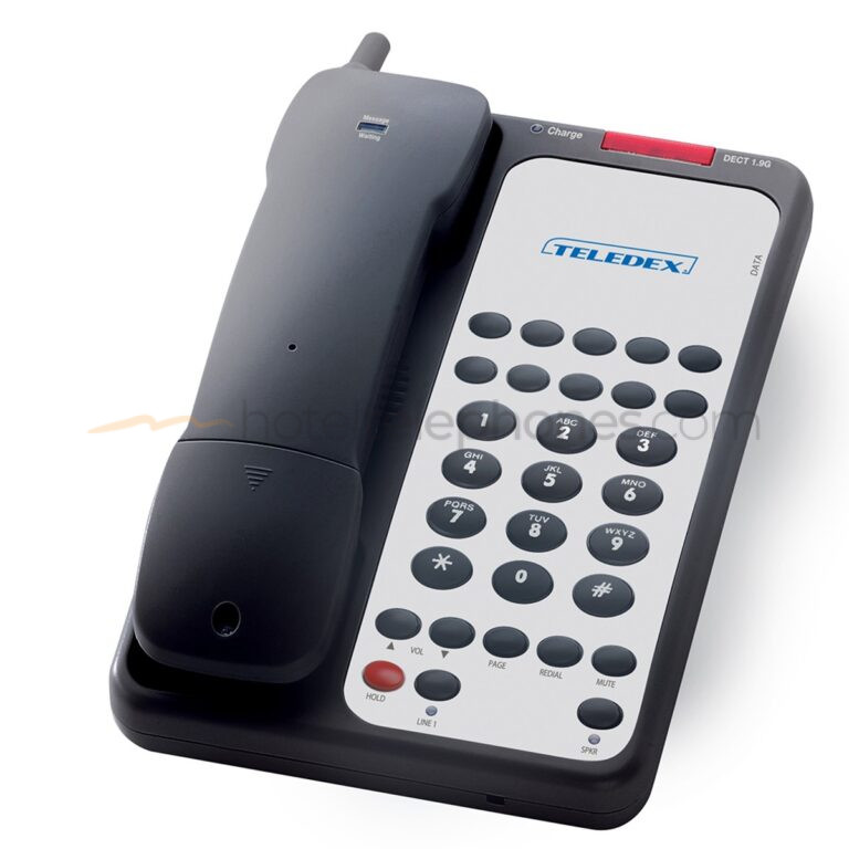 Teledex Opal Cordless Hotel Phone - hoteltelephones.com