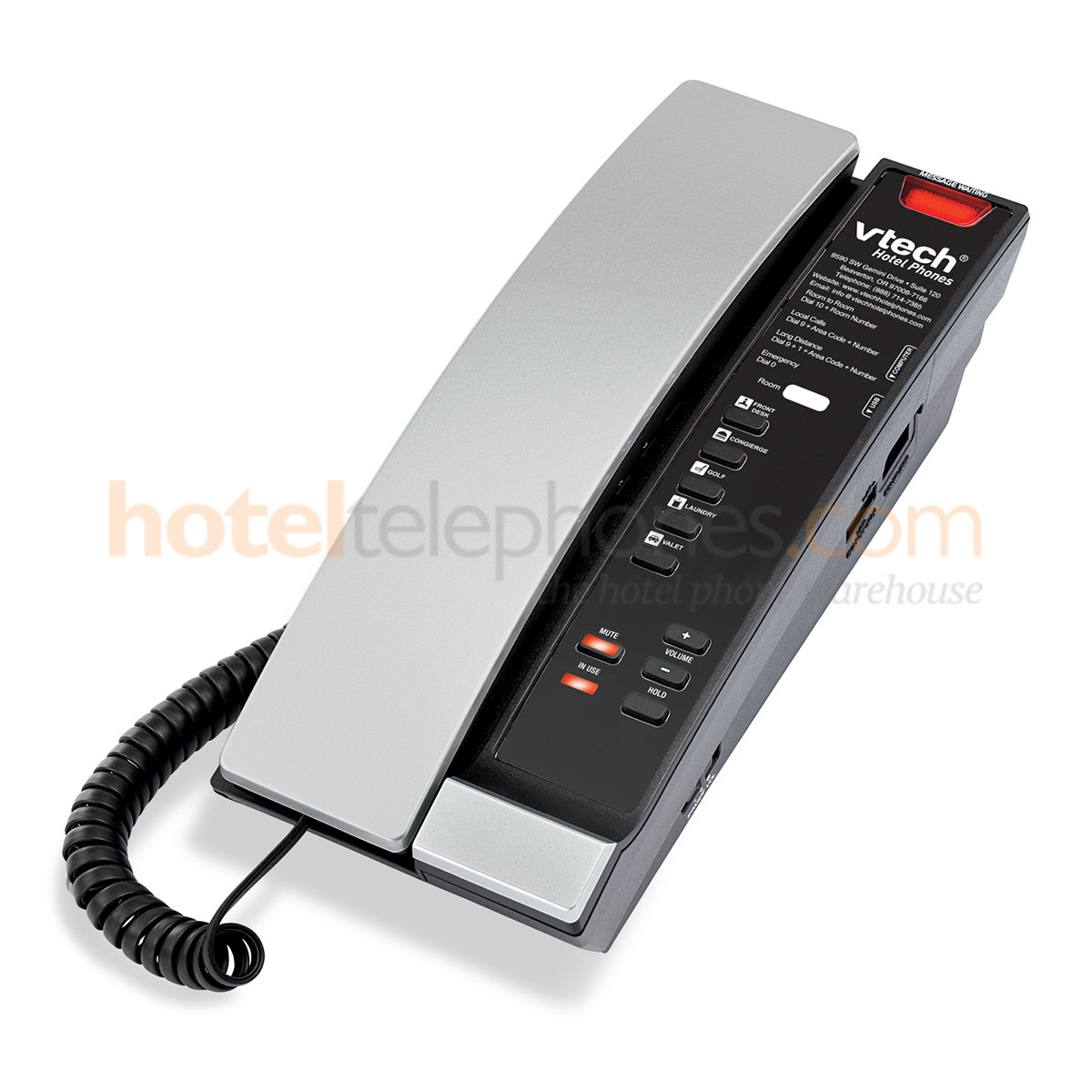 VTech S2211-SB_L3Q_5_Button - hoteltelephones.com