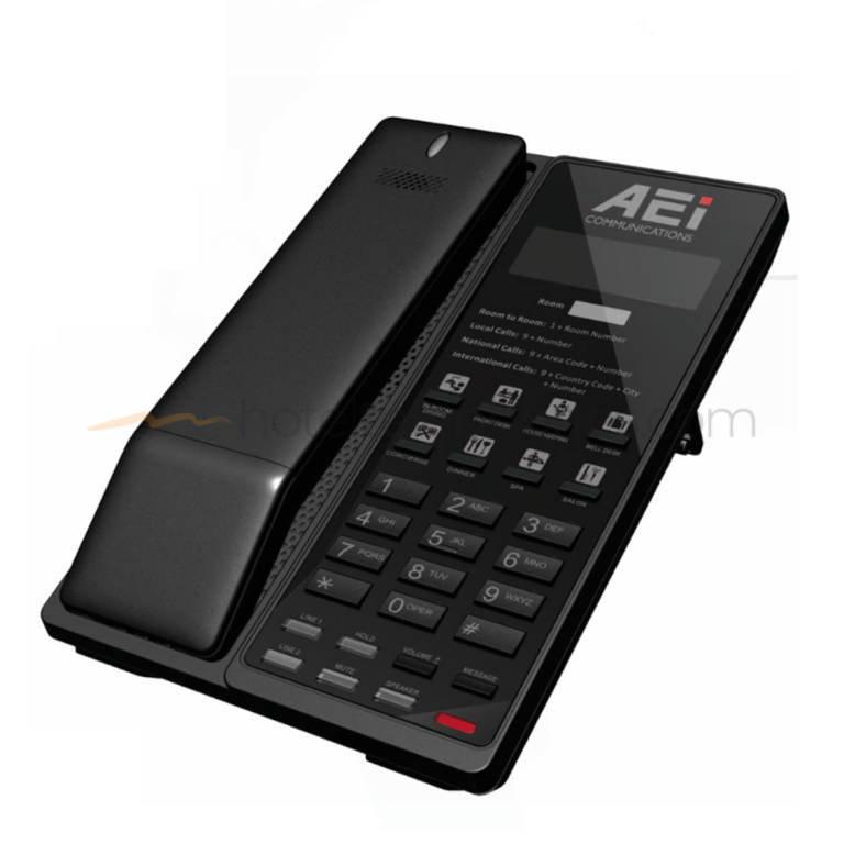 AEi AVM-8108-SMK Cordless Colour Display Hotel Phone
