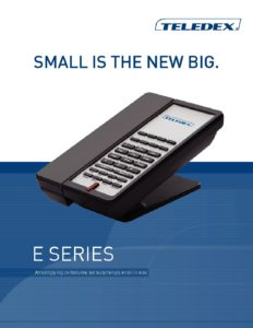 teledex_eseries_4pg_datasheet - hoteltelephones.com
