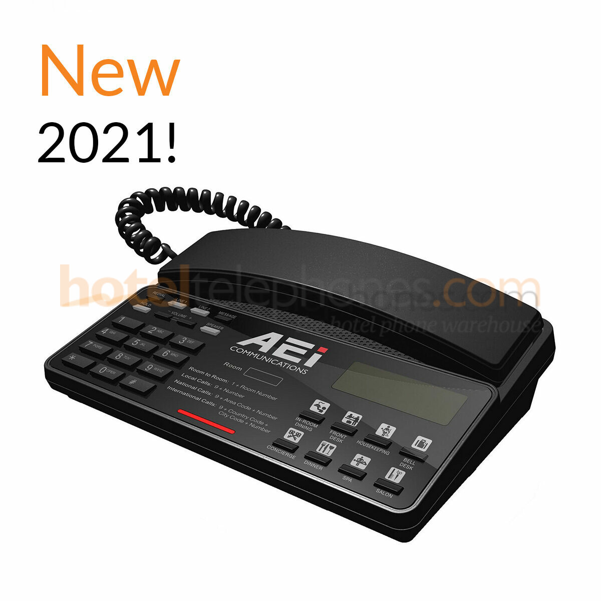 AEi VH-9108-SU IP Corded Hotel Phone - hoteltelephones.com