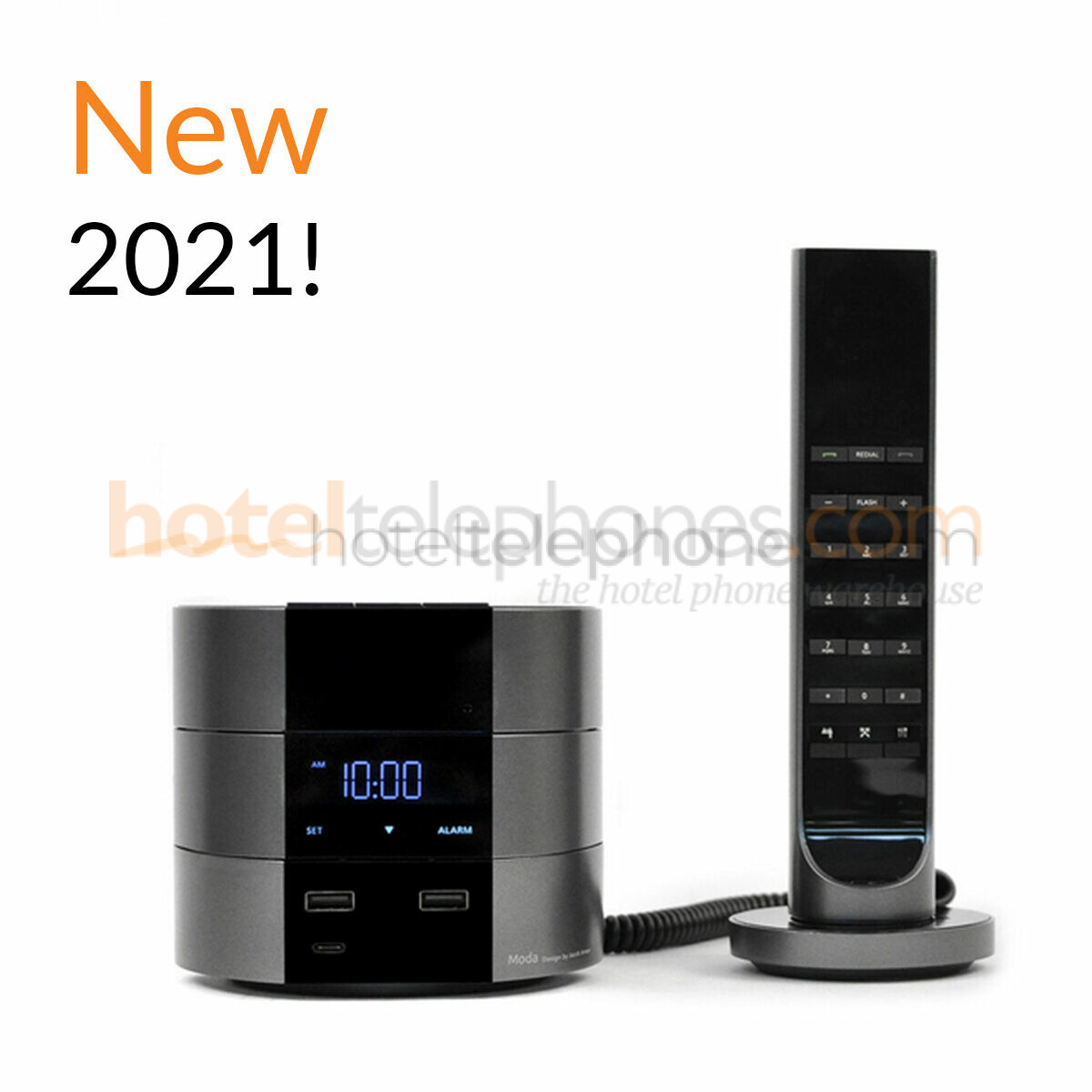 Jacob Jensen MODA Corded Hotel Phone - hoteltelephones.com