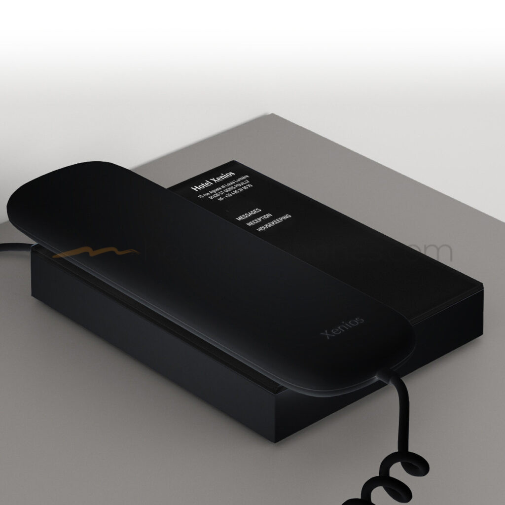 Xenios Concept One Trimline Hotel Phone - hoteltelephones.com