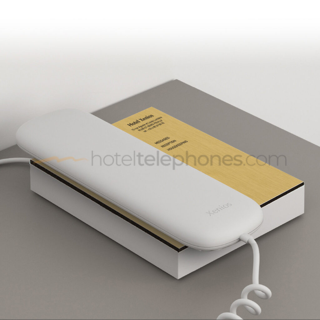 Xenios Concept One Trimline Hotel Phone - hoteltelephones.com